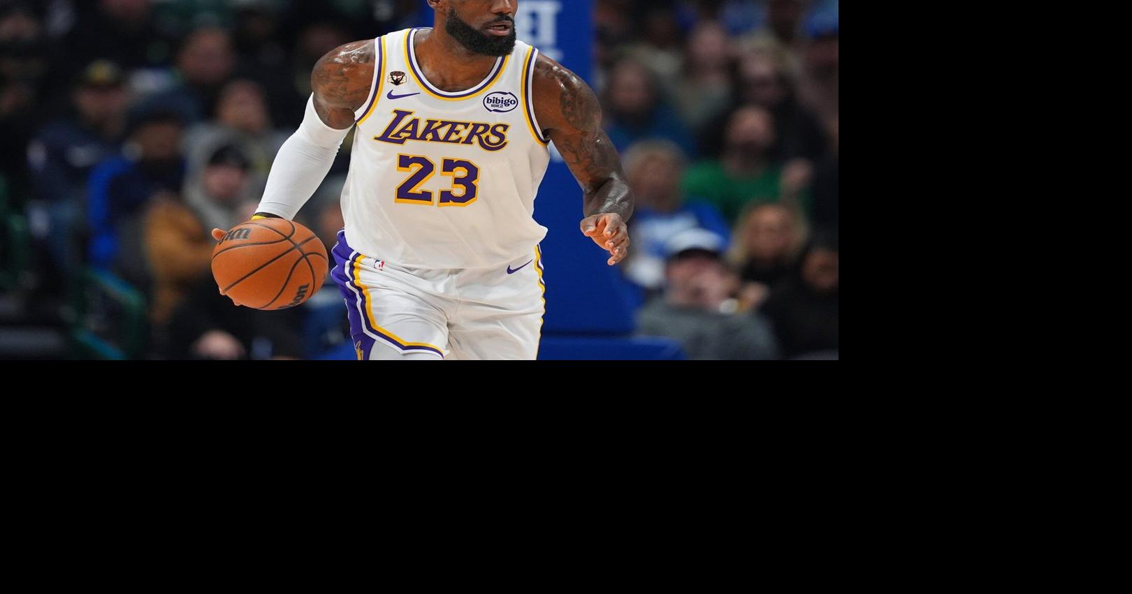 LeBron James wipes away tears during tribute, says he doesn't know if ...