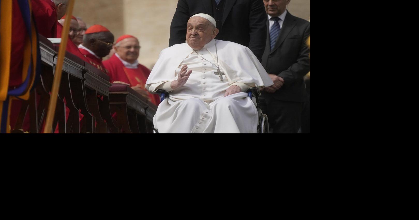 A recovering Pope Francis visits Rome prison to keep annual Holy Week ...