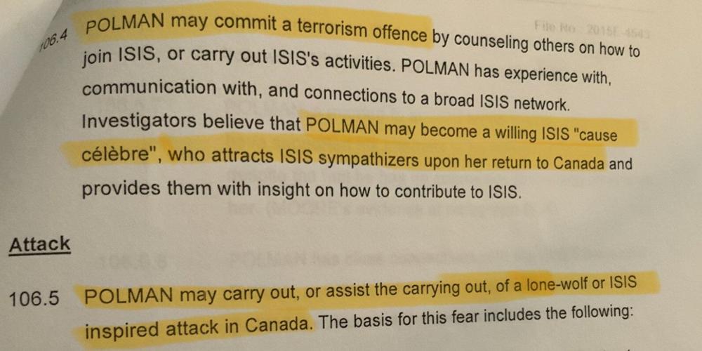 Is Kimberly Polman a naive victim or potential terrorist?