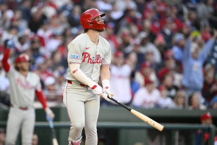 Bryce Harper hears boos again at Nationals Park and homers again on opening day for the Phillies