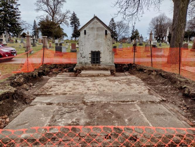 Iconic Hamilton Cemetery vault undergoing major restoration