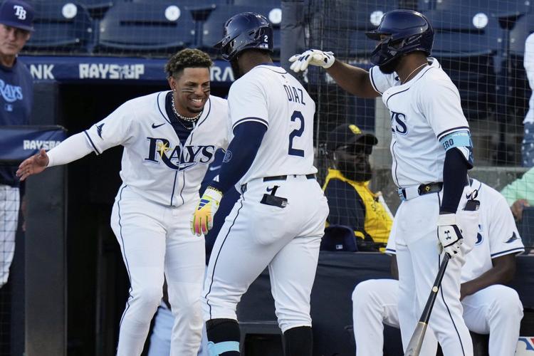 Kameron Misner's 2 home runs back Shane Baz's 6 strong innings as Rays ...