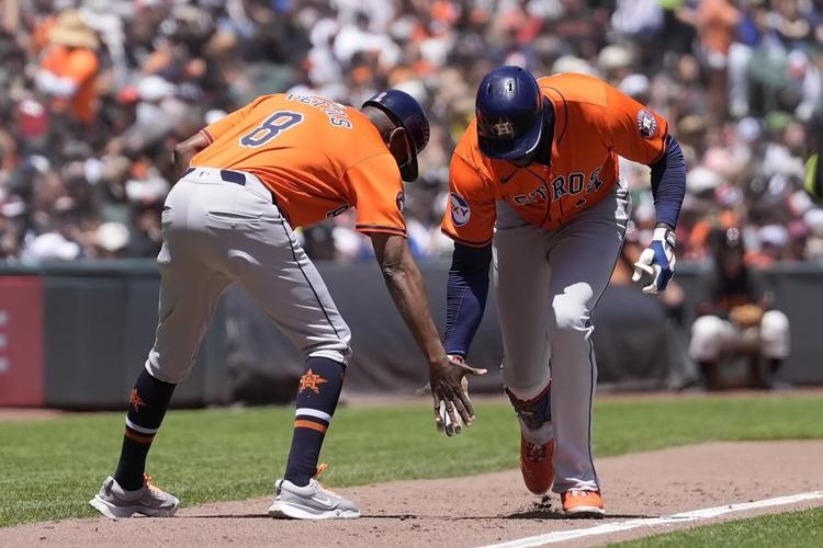 Austin Slater shines as the San Francisco Giants beat the Houston ...