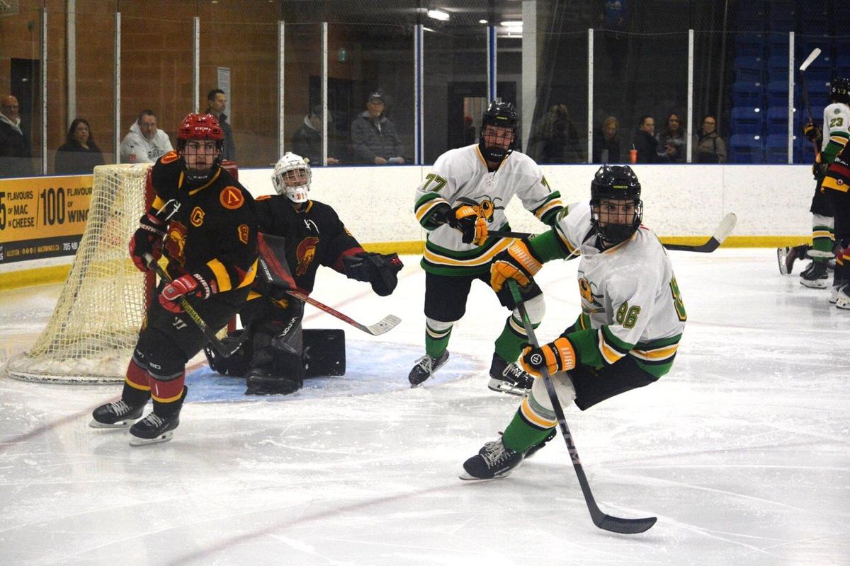 Hornet maintain three-point lead over Stayner Siskins