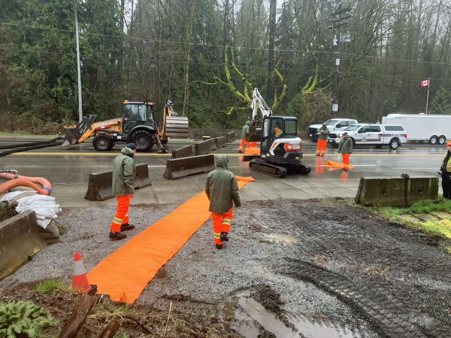 Atmospheric river pounds Tri-Cities as mudslide sweeps across Pipeline Road