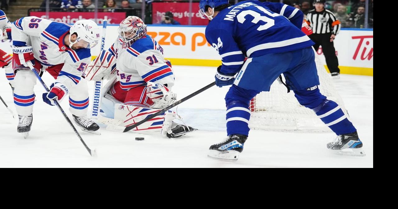 Matthews retakes NHL goal lead, but Maple Leafs fall to Rangers in ...