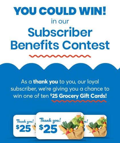 Subscriber Benefits Grocery Gift Card Contest