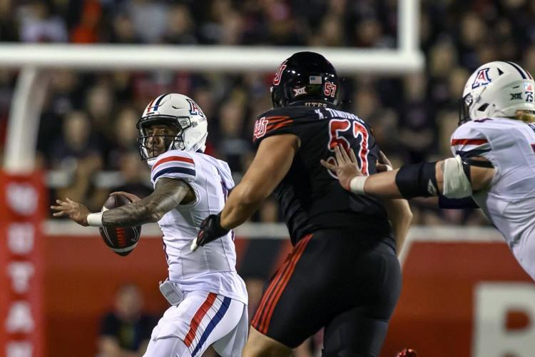 Fifita throws 2 TDs and Arizona's defense stops No. 10 Utah on four 4th ...