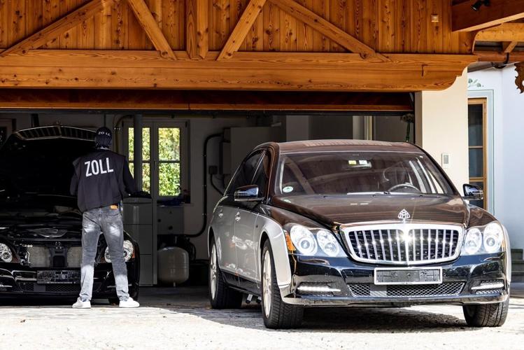 German customs officials raid properties belonging to a Russian ...