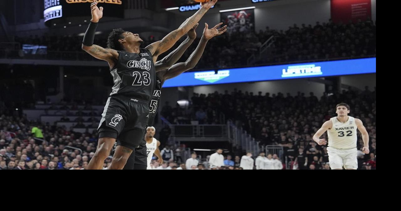 No. 22 Cincinnati beats Xavier 68-65 and snaps a 5-game losing streak ...