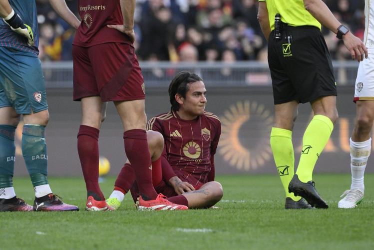 Dybala to undergo thigh surgery and miss rest of Roma's season