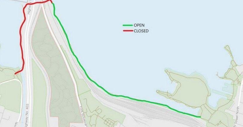 Bridge repairs to close waterfront trail to Princess Point
