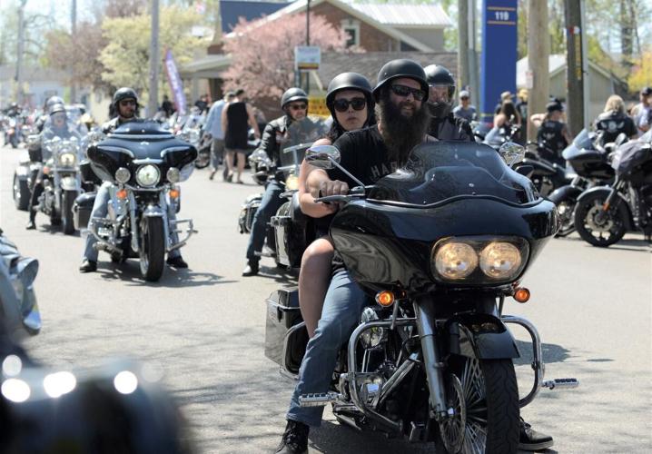 Tens of thousands of bikers descend on Port Dover for Friday the 13th