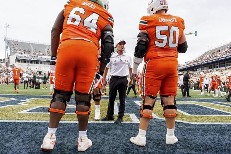 Coaching is teaching, Miami offensive line coach Alex Mirabal says. The ...