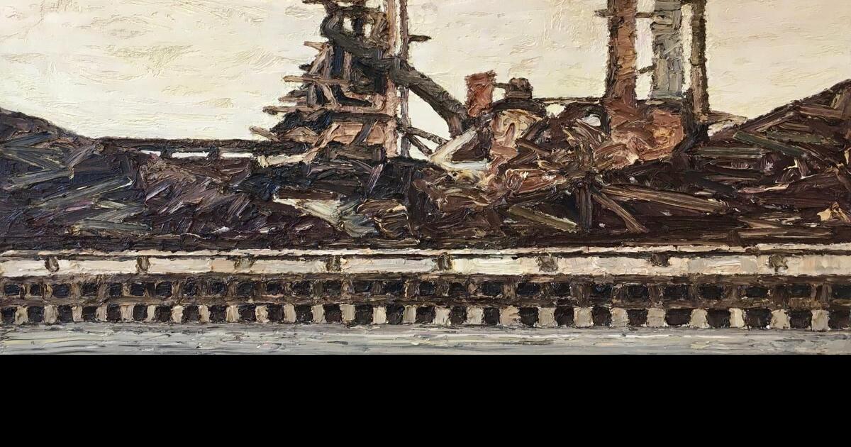 Gord Anderson’s paintings reflect his lifelong fascination with steel ...