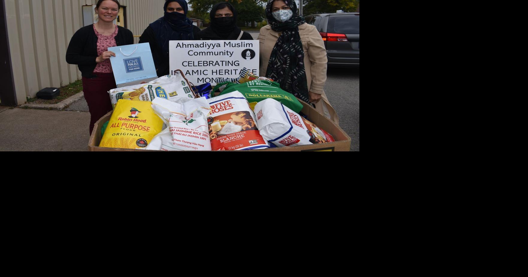 Mountain Ahmadiyya Muslim Community helps out food banks
