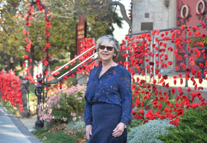 5,000 poppies drape Ancaster church for Remembrance Day