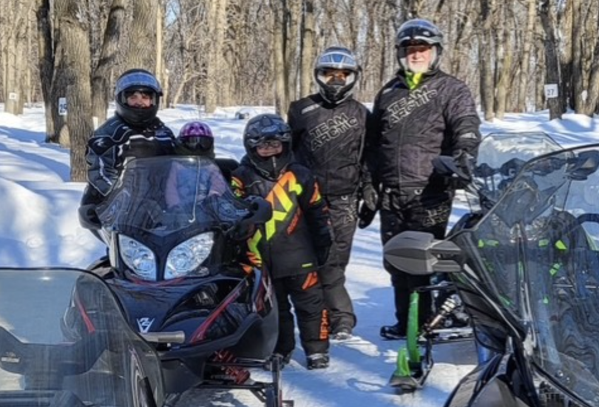 Snowmobile Drama Films in Rural Manitoba This Winter