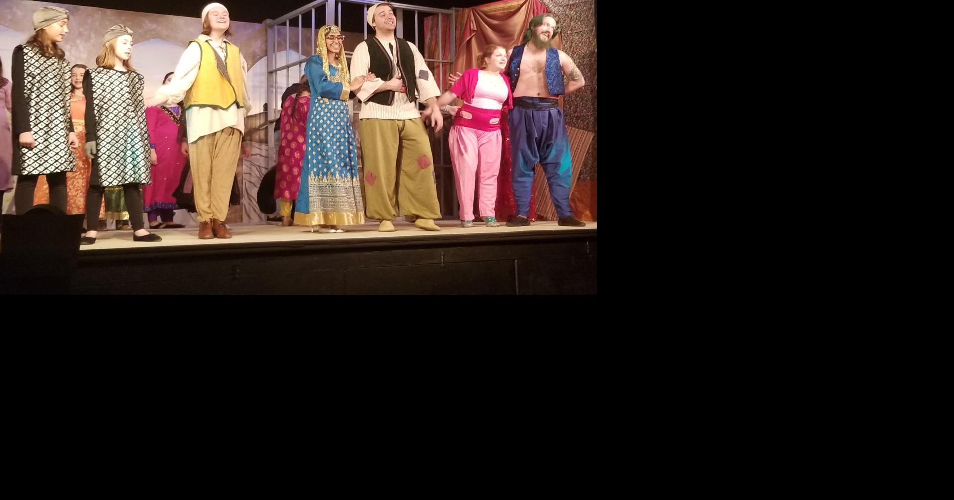 'Aladdin, A Pantomime Version' on stage at Binbrook Little Theatre