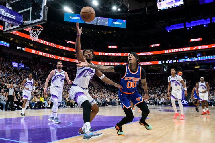 Knicks beat the Jazz 134-117 to end a 2-game losing streak