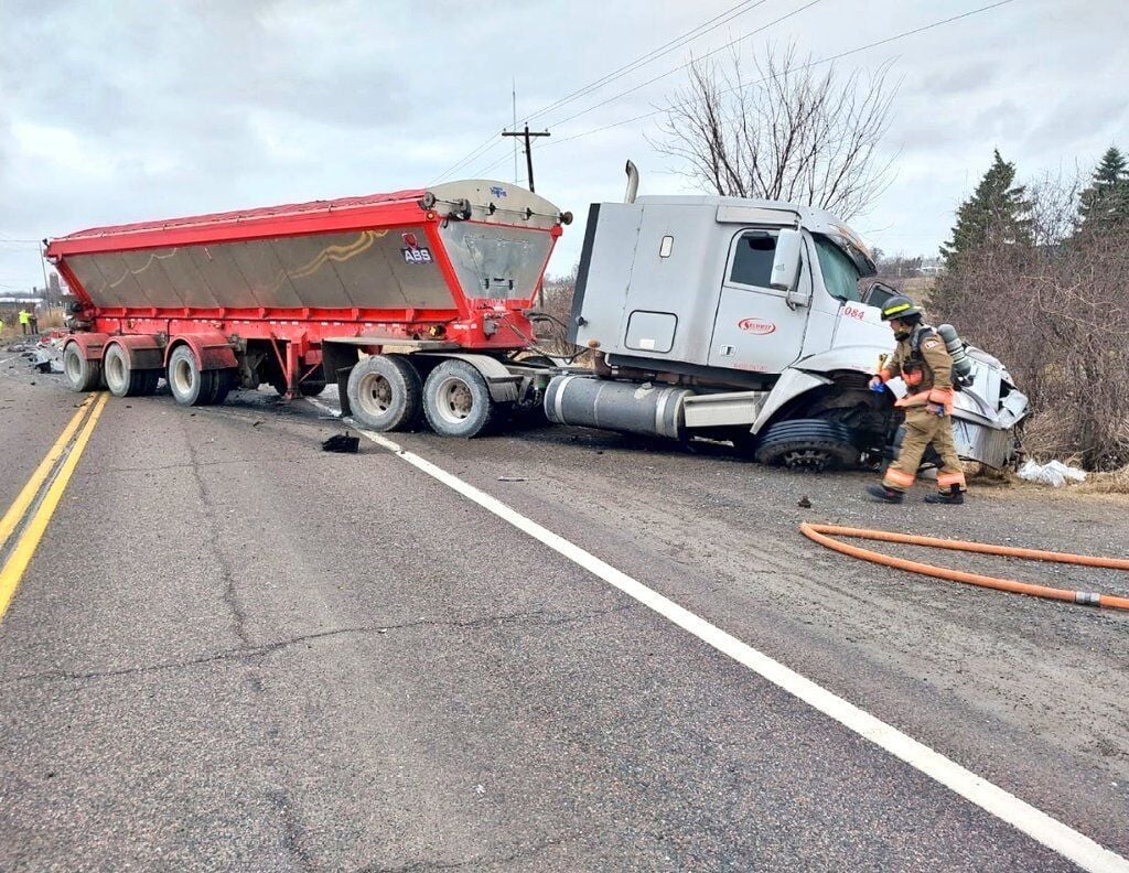 Brantford man dies in head-on crash with gravel truck
