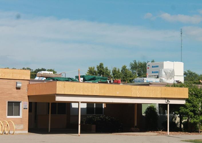 What’s going on here: roof reno at J.L. Mitchener