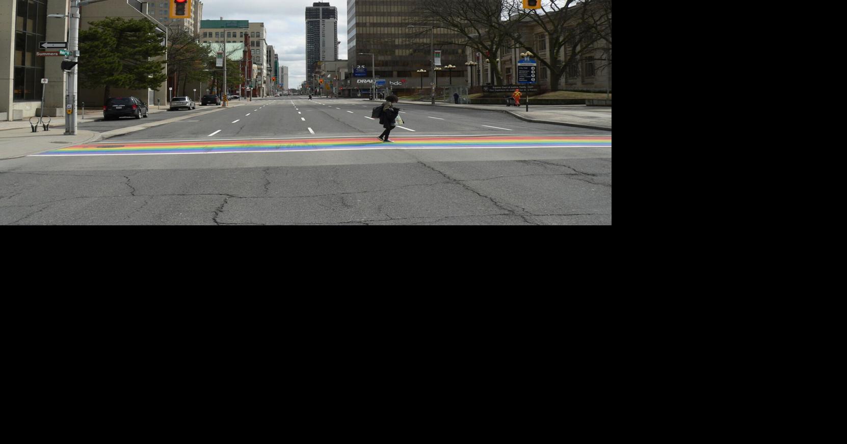 Hamilton groups can sponsor decorative crosswalks
