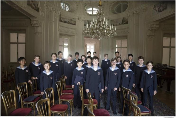 It’s up, up and away for the Vienna Boys Choir