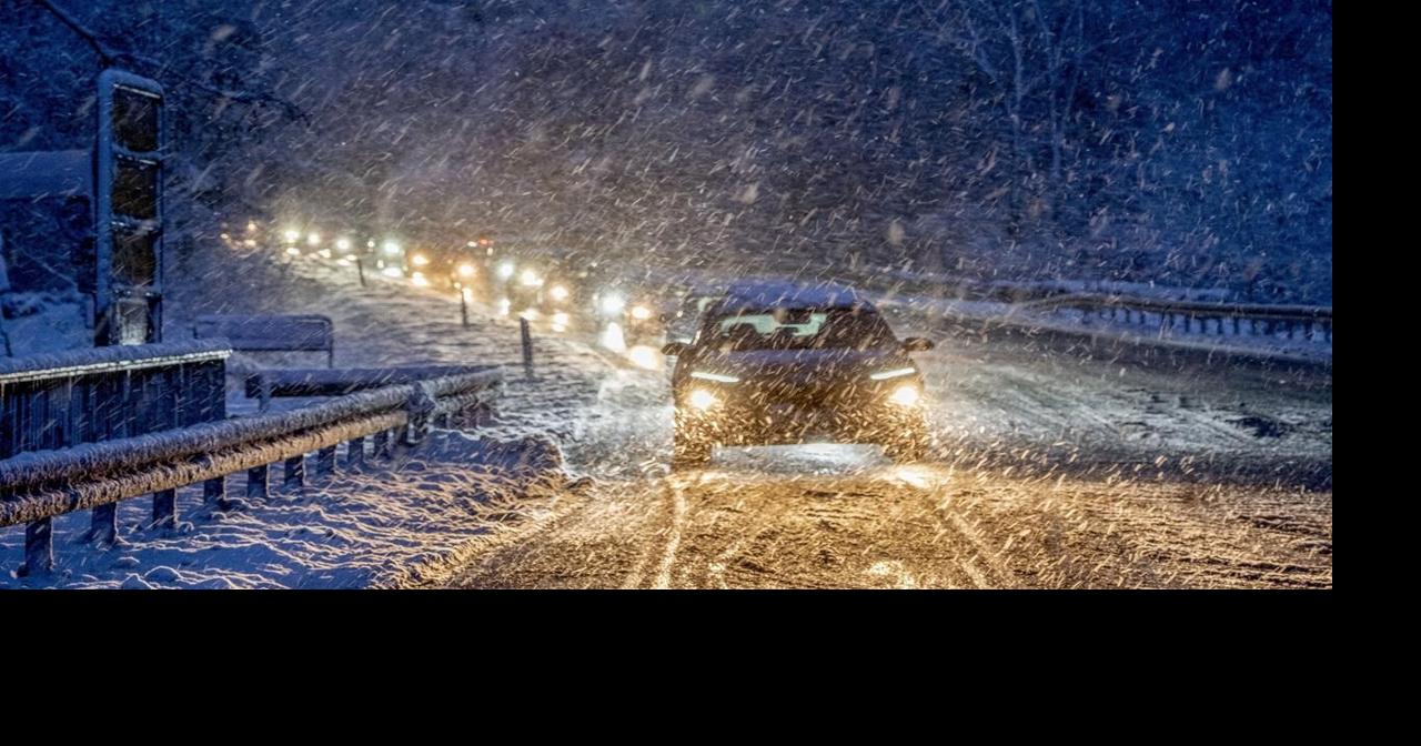 Winter arrives in Northern Europe, with dangerous roads in Germany and ...