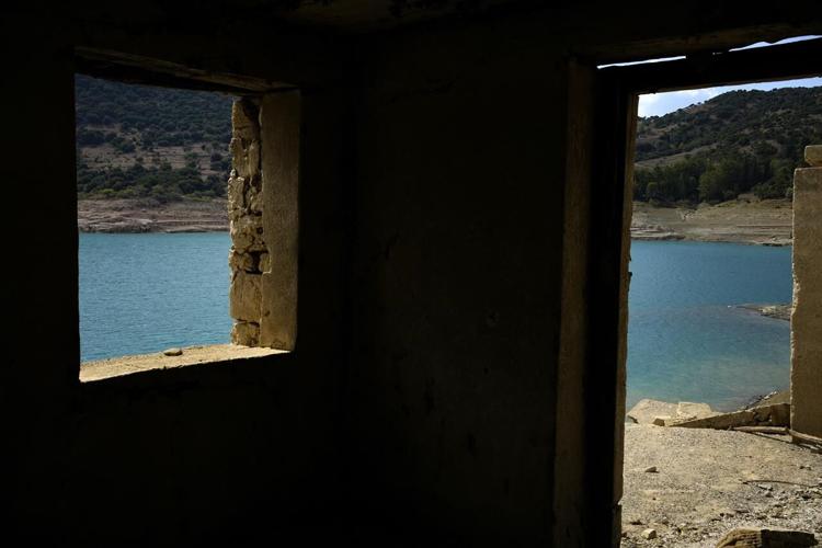 Ruins of a long-sunken Greek village emerge as drought saps a vital ...