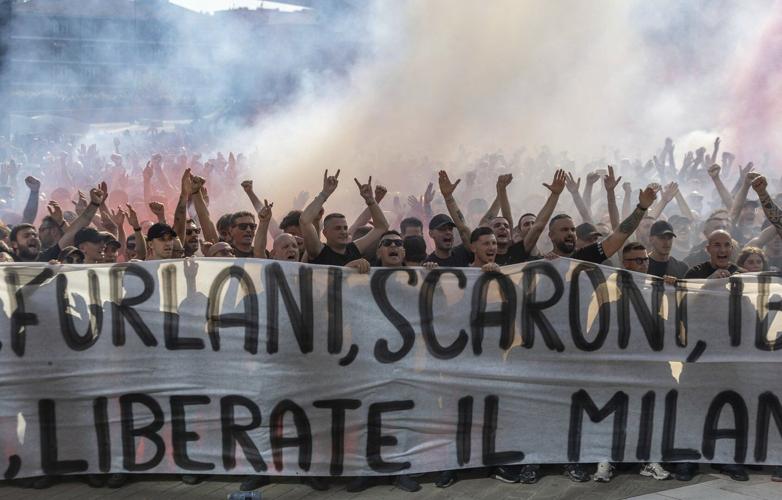 AC Milan supporters organize protests after disappointing season