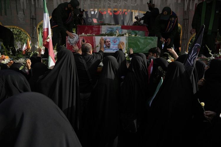 Photos of the funeral of top Iranian military commanders and scientists ...
