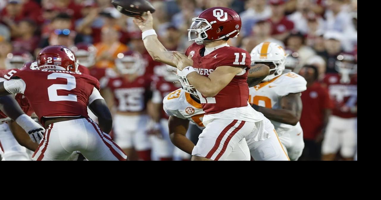 No. 21 Oklahoma switches to freshman Michael Hawkins Jr. at quarterback ...