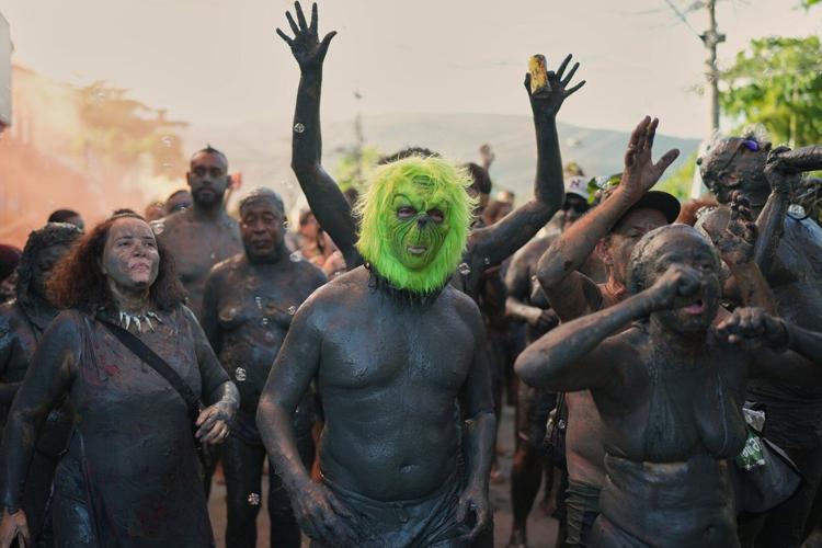 Forget glitter, this Carnival party in southern Brazil is all about mud