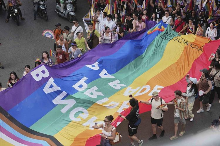 AP PHOTOS: Thailand kicks off Pride Month with a parade in Bangkok
