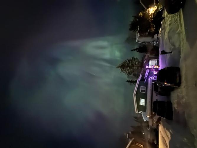 Aurora lights up Alaska skies with stunning green and red display