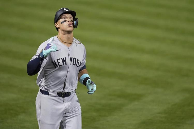 Judge hits major league-leading 54th homer, Stanton, Volpe also connect ...