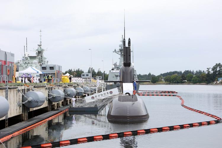 South Korean submarine in B.C. is floor model in sales pitch to supply ...