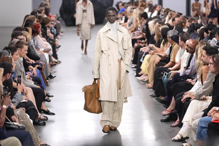 Bold looks among boulders at Michael Kors' New York Fashion Week show