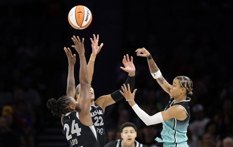 Jewell Loyd scores 21 off the bench as Aces beat Liberty 83-77 for ...