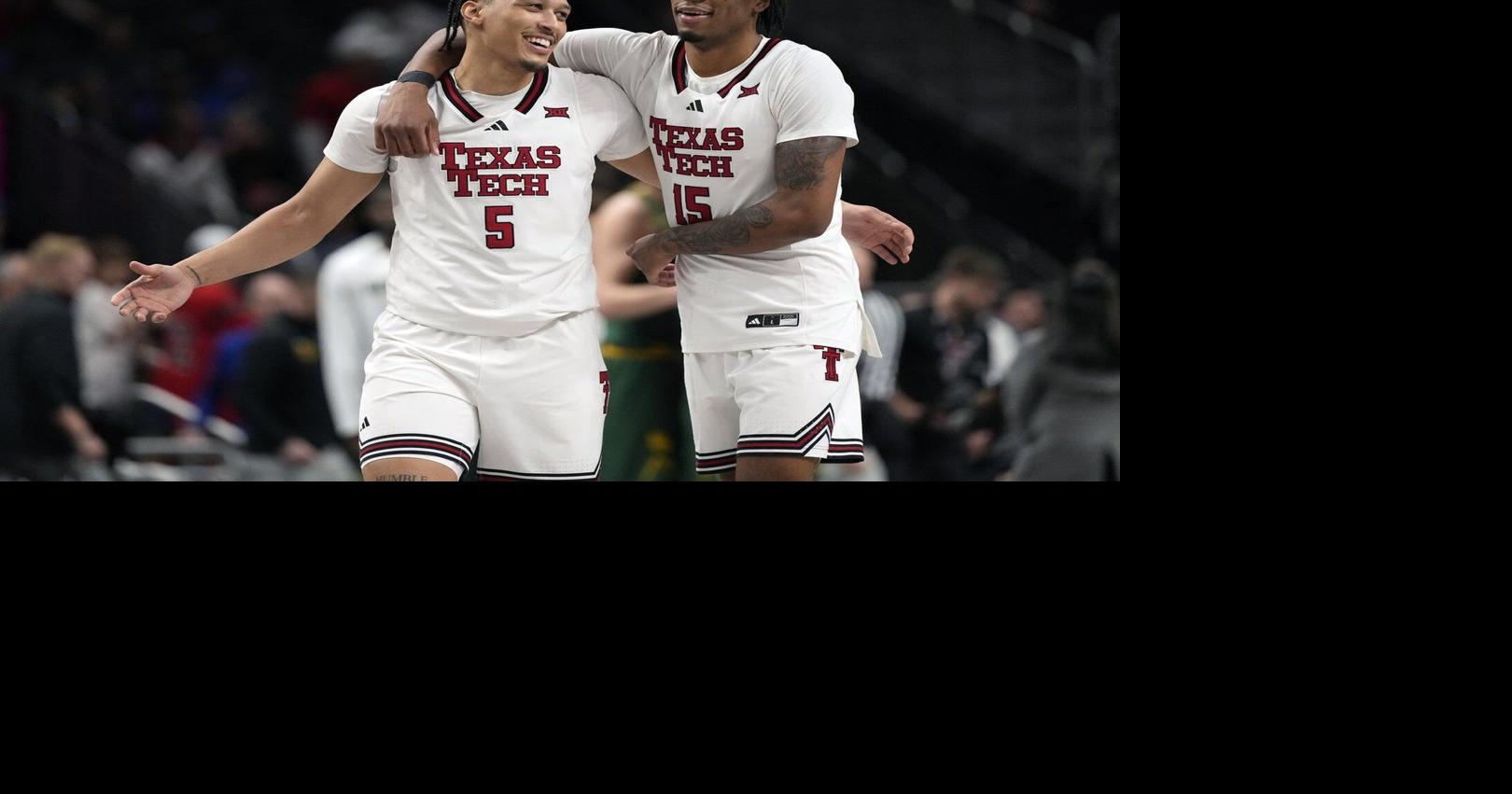 JT Toppin leads No. 9 Texas Tech past Baylor 76-74 in Big 12 Tournament