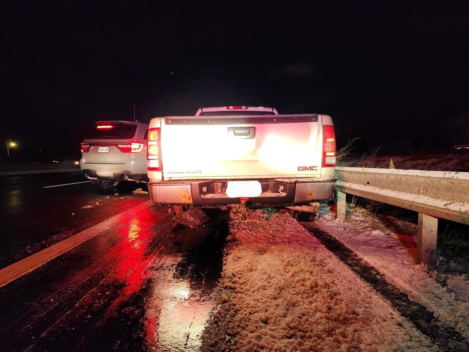 Hamilton man drunk driving pickup truck with three wheels