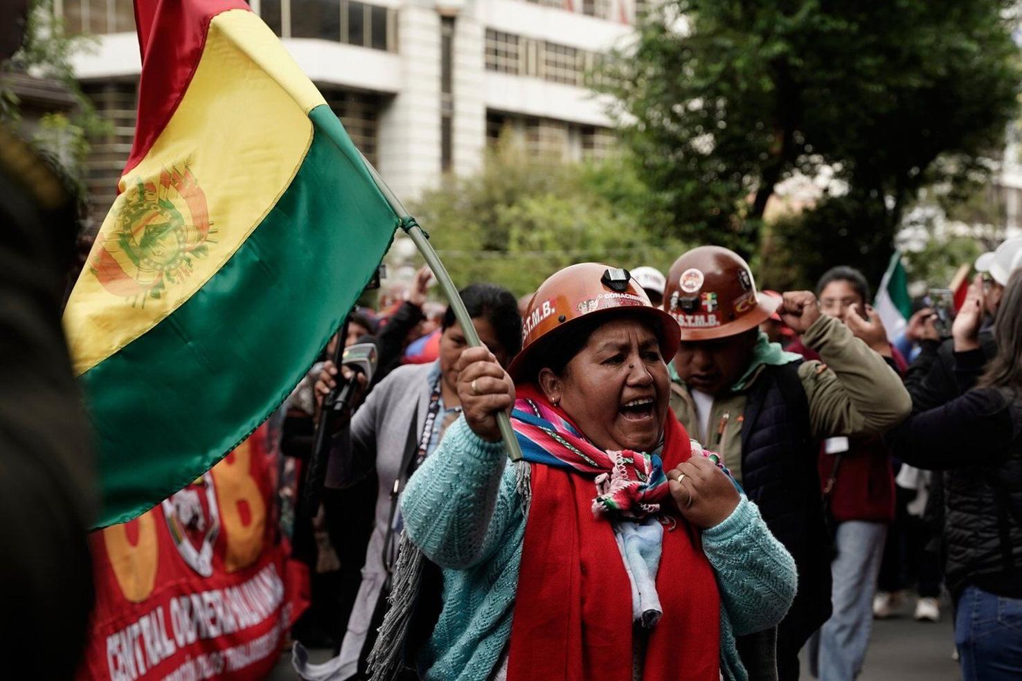 Miners clash with police in Bolivia as protests over fuel subsidies ...