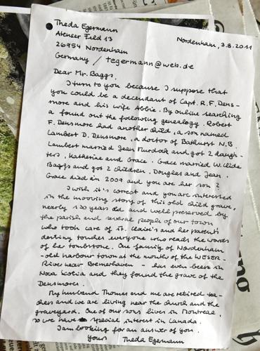 Hamilton man visits German grave of baby Claire