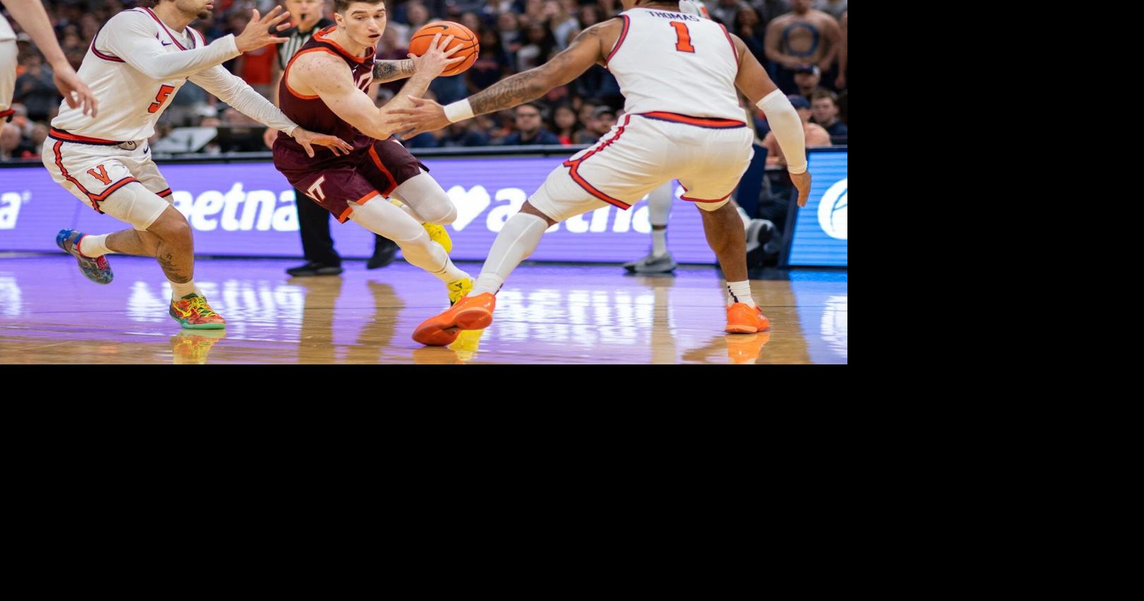 No. 13 Virginia holds off NCAA Tournament bubble team Virginia Tech for ...