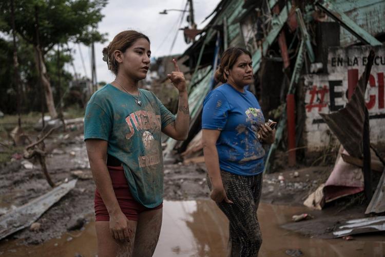 Photos of the flooding and landsides in Mexico