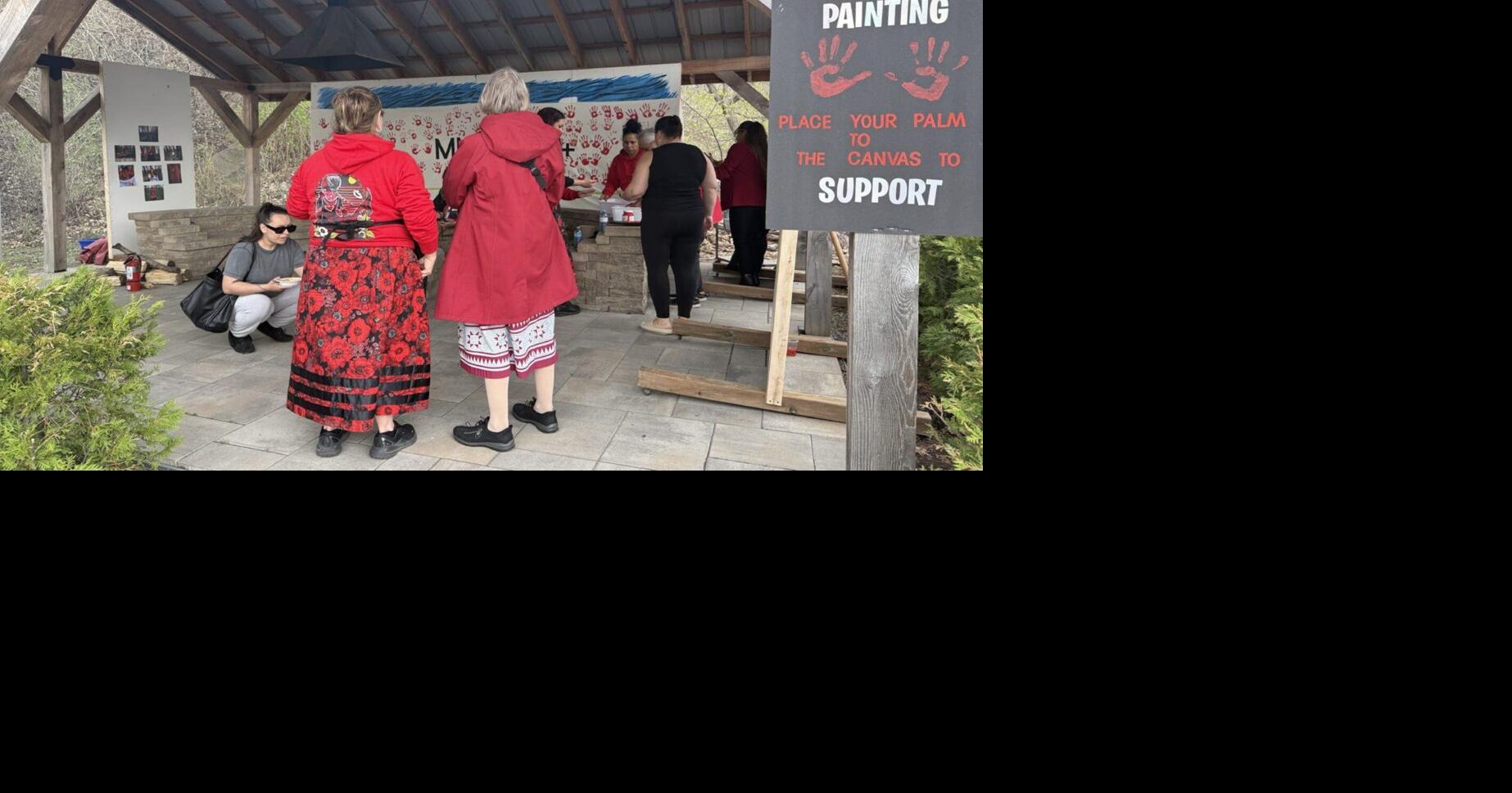 Kahnawake marks Red Dress Day