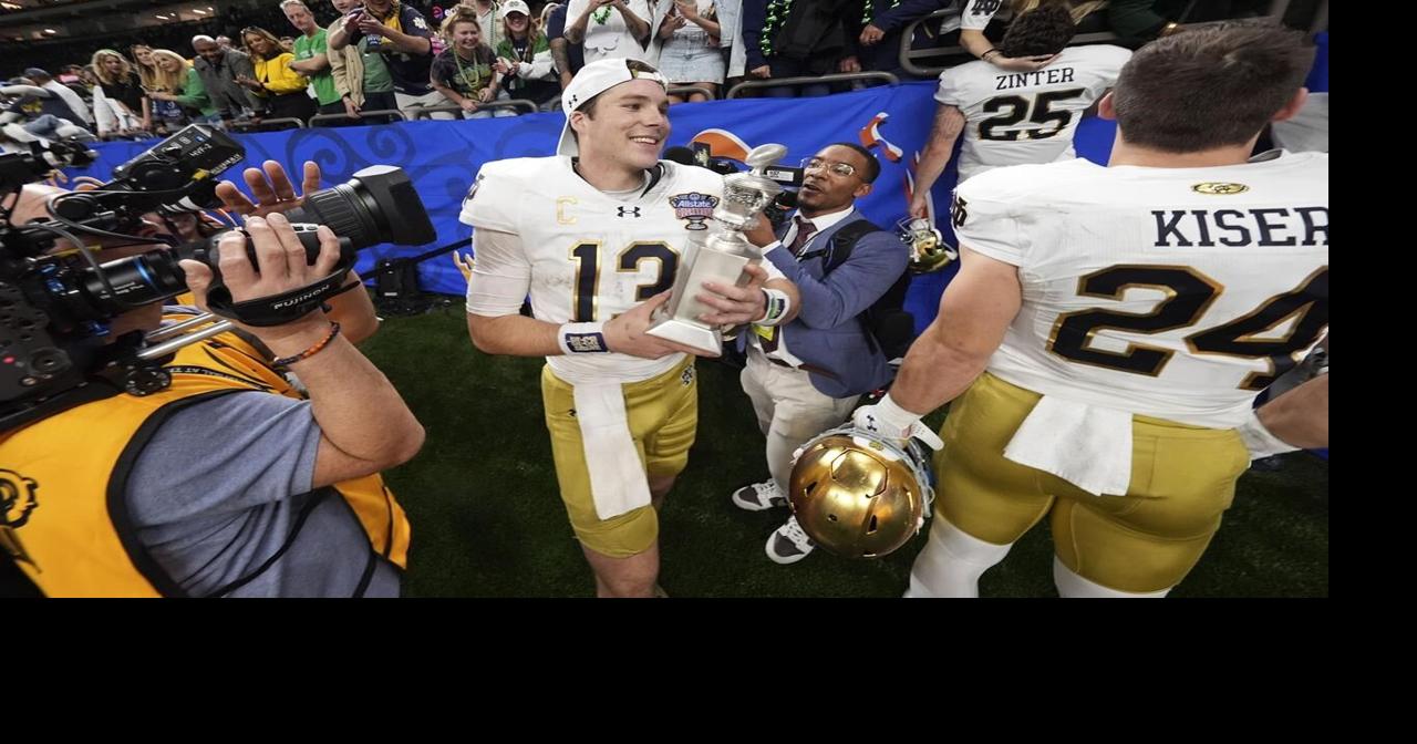 Notre Dame beats Georgia 23-10 to reach CFP semifinals