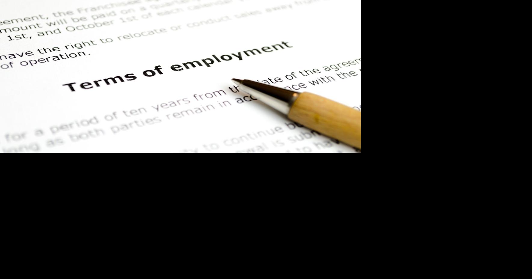 Falsifying employment record is an offense
