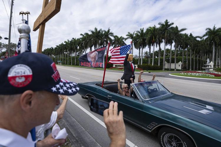 PHOTO COLLECTION: Trump From Outside the Press Pool